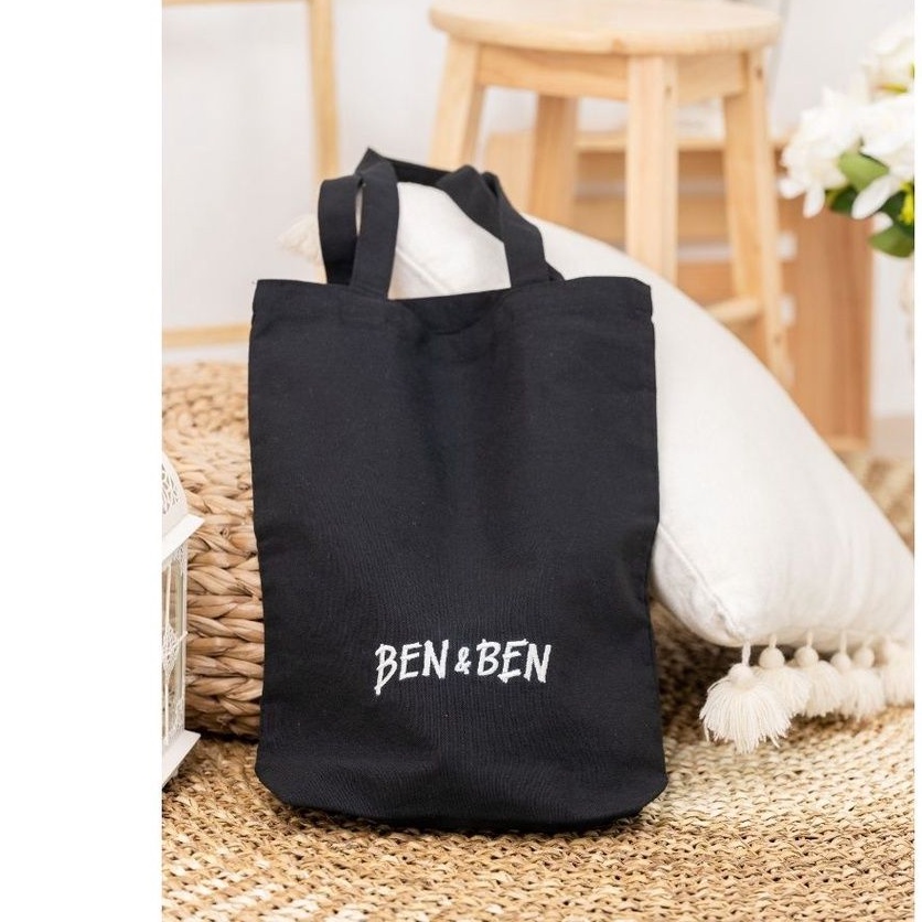 NOSTALGIA Tote Bag - Ben & Ben Logo (Embroidered Design) | Shopee ...