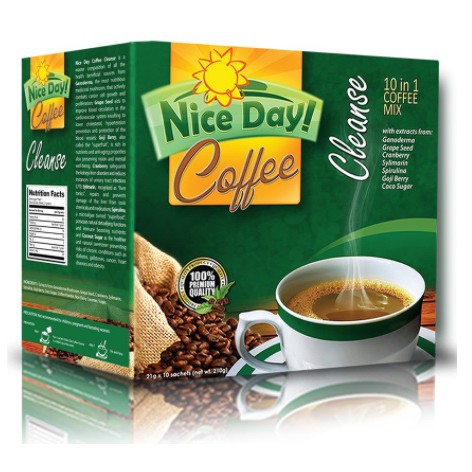 Nice Day Cleanse Coffee 21gX10 210g | Shopee Philippines