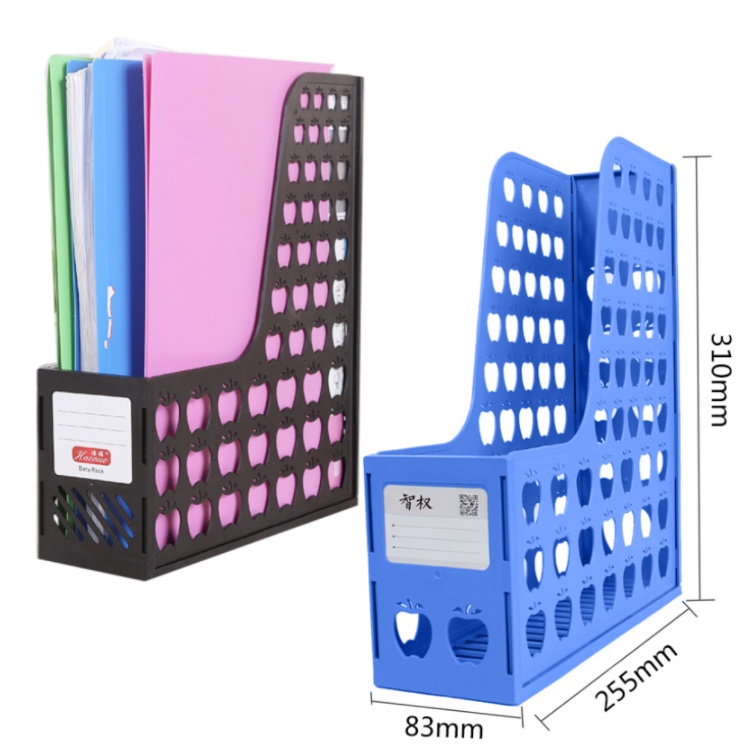 Book Office Paper Desk Storage Bookshelf Folder Box Organizer Single ...