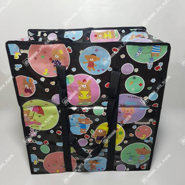 [ LAUNDRY SACK BAG ] MULTIPURPOSE TARP CLOTH BAG JUMBO SIZE 55 X 50 X ...
