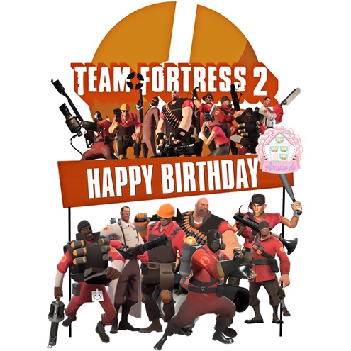 Team Fortress CAKE TOPPER | Shopee Philippines