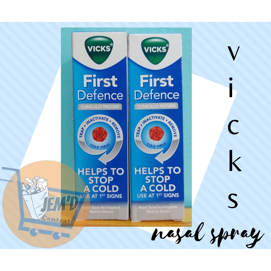 Vicks First Defense Nasal Spray | Shopee Philippines