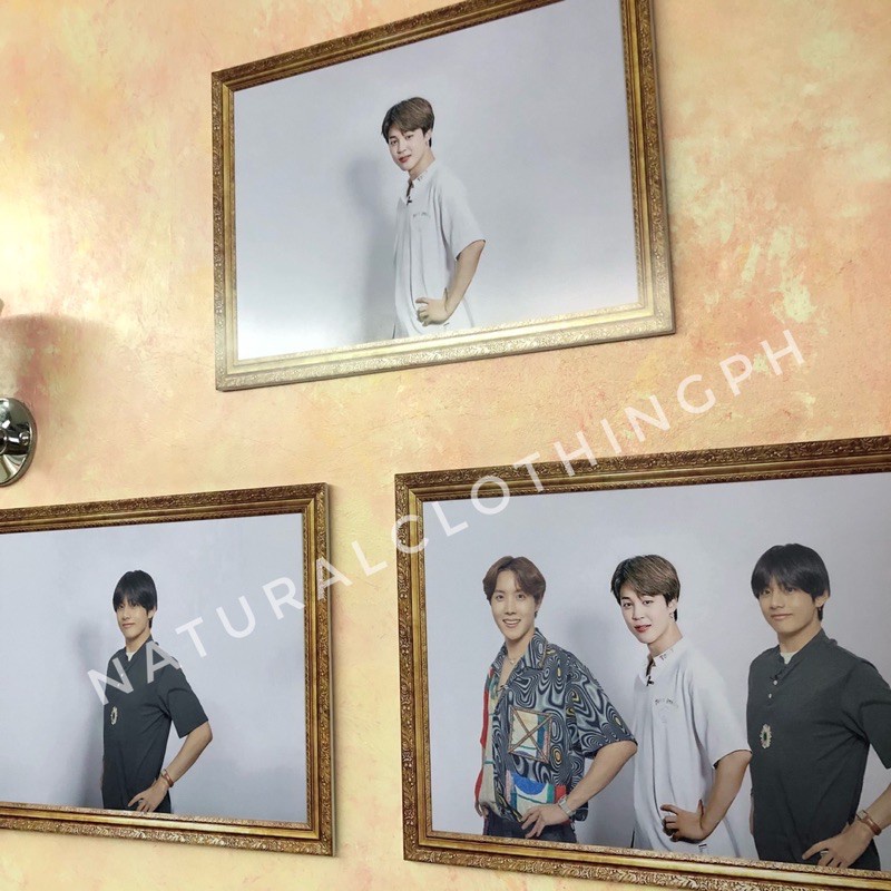 №Run BTS Picture Frame Jimin V Jhope Taehyung Hobi Group Frame Rookie Actor Kpop BTS Bangtan ...