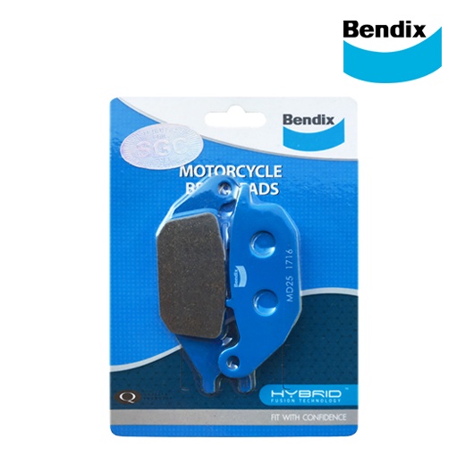 Bendix Motorcycle Brake Pads Rear For Honda Xrm Trinity (Md25) | Shopee ...