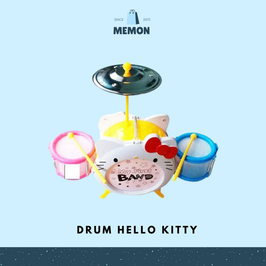 Cartoon Jazz Drum Hello Kitty Music Toys Girls | Shopee Philippines