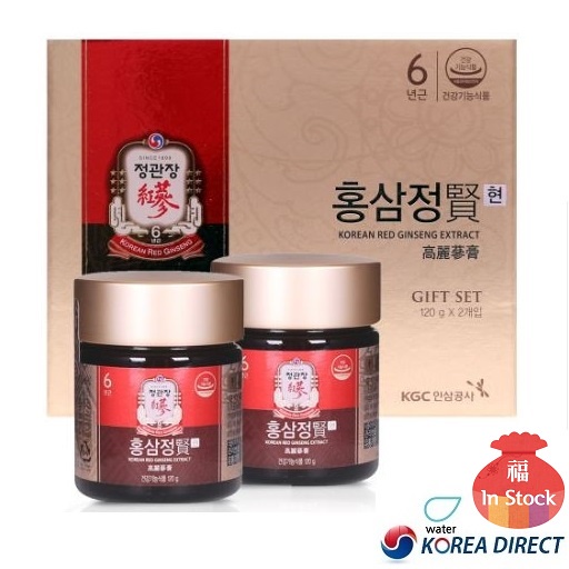 KOREA Cheong Kwan Jang Korean 6-year Red Ginseng Extract HYUN 120gx2(set)/ 120g(1bottle)-Direct ...