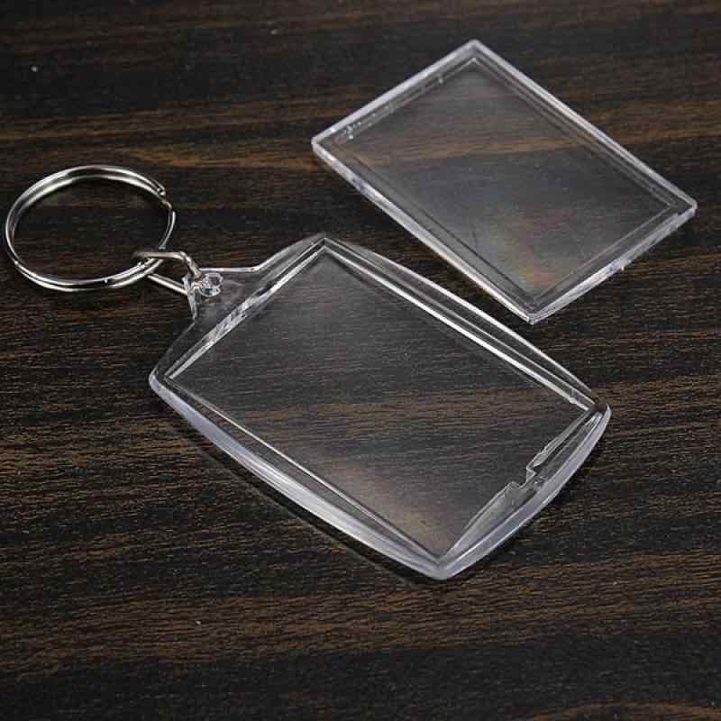 10 pcs acrylic rectangle shape keychain photo insert | Shopee Philippines