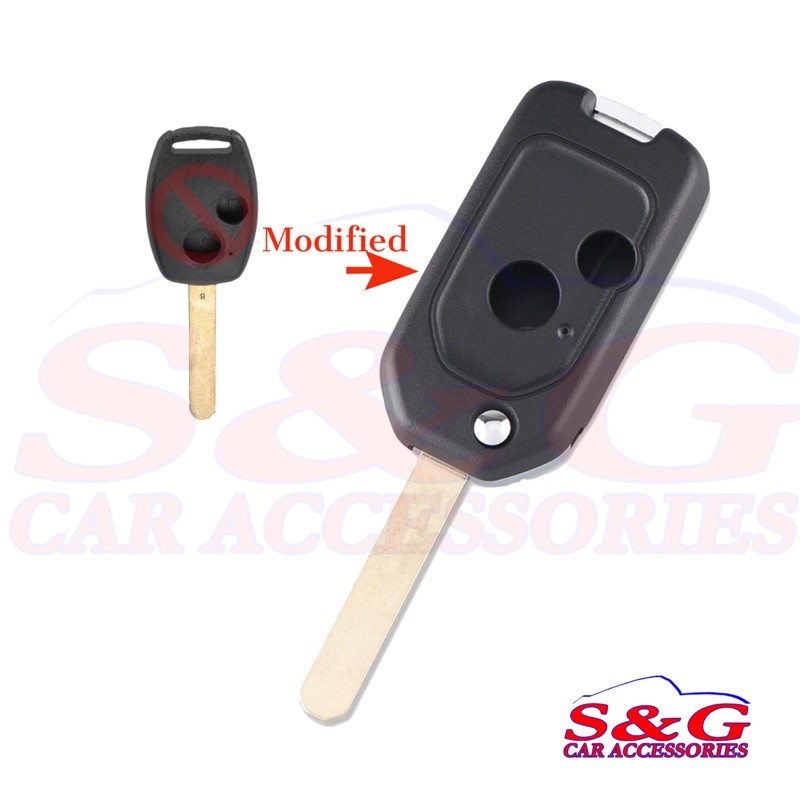 HONDA CITY CIVIC JAZZ FIT MODIFIED FLIP KEY SHELL | Shopee Philippines