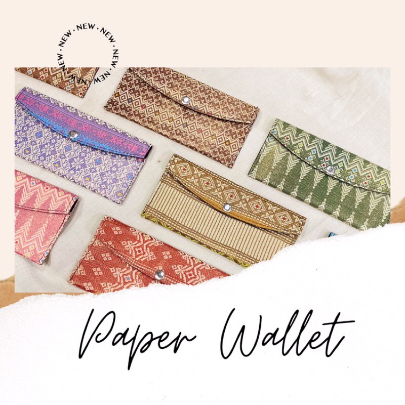 Paper Wallet | Batik Wallet | Long Wallet | Paper Bill Wallet | Shopee ...