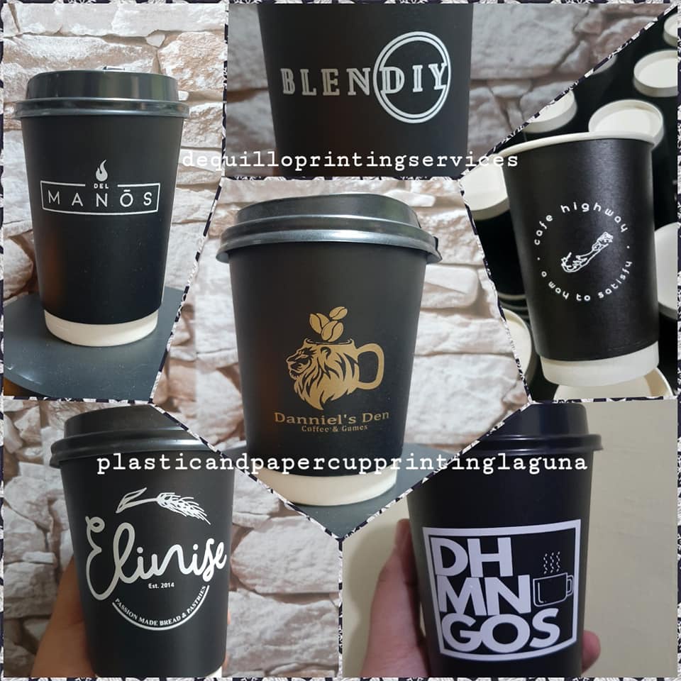 Double Wall Coffee Cup 12oz (500pcs) with Print & Hot Lid | Shopee ...