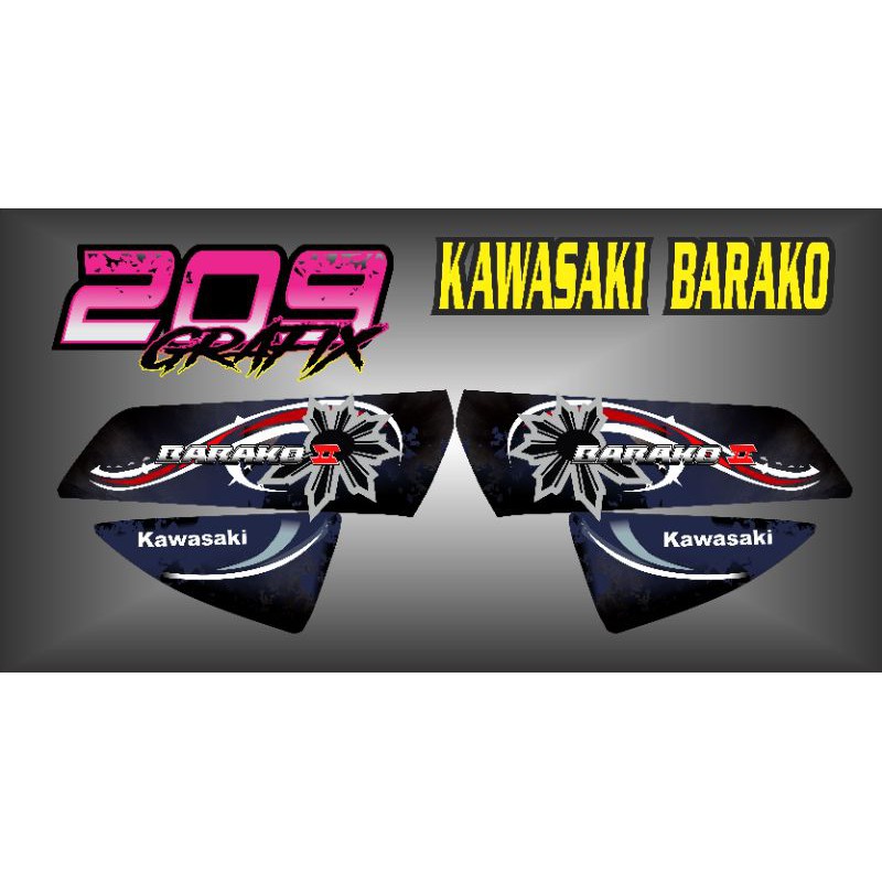 kawasaki barako decals sticker | Shopee Philippines