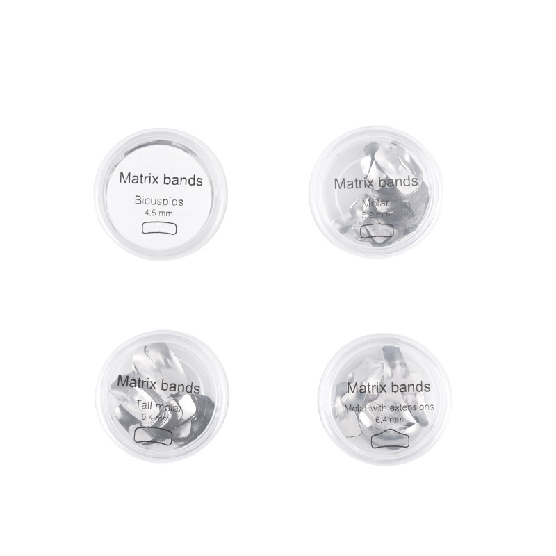 50Pcs Dental Orthodontic Matrix Bands/ Stainless Steel Sectional ...