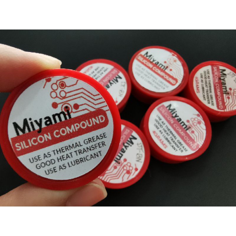 MIYAMI SILICON COMPOUND / thermal grease / lubricant | Shopee Philippines