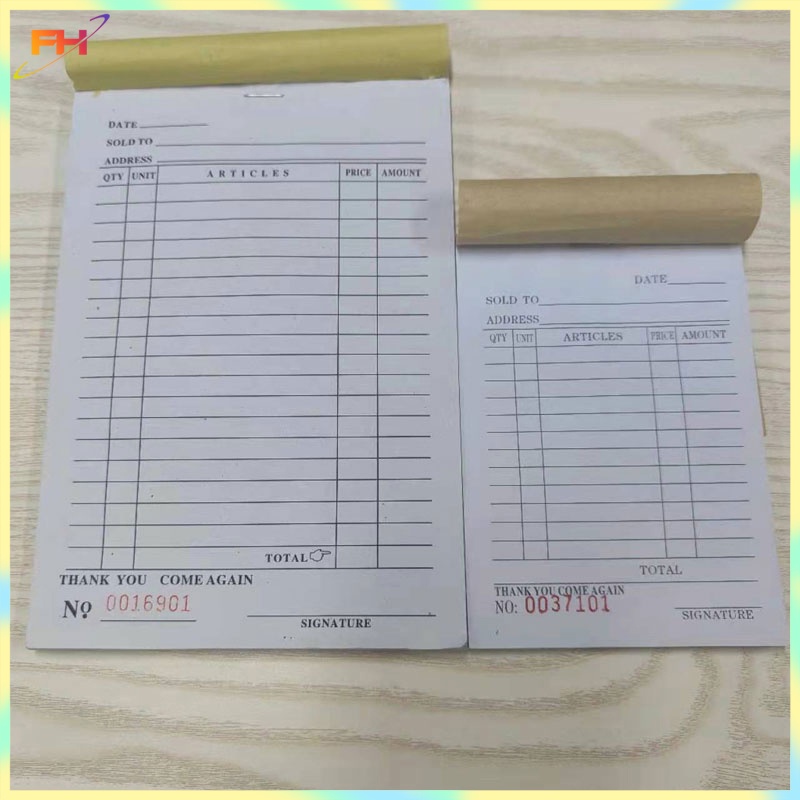 Duplicate receipt triplicate receipt wholesale price carbonized paper ...