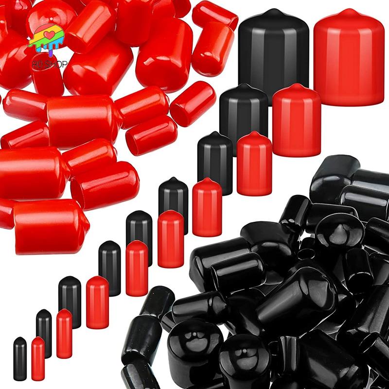 156 Pieces of Vinyl Elastic End Cap Bolts Screws Rubber Thread ...