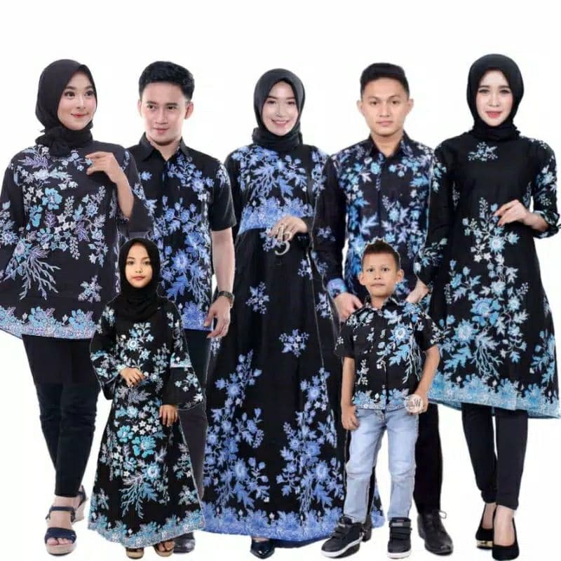 Batik COUPLE BATIK FAMILY BATIK - BATIK COUPLE MUSLIM FAMILY FAMILY ...