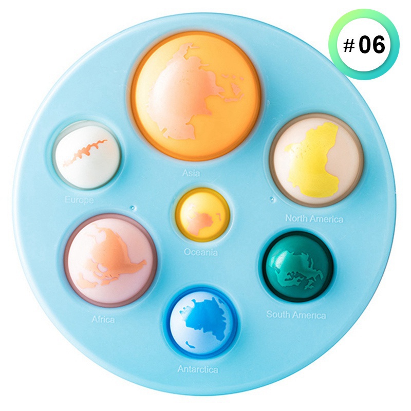 Planet Push Bubble Pop It Fidget Toys Solar System Simple Fidget Toy ...