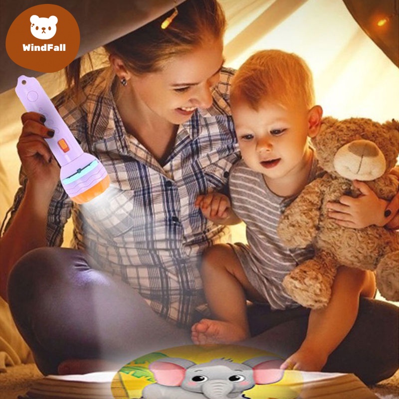 Story Mideer Storybook Torch Projector Flashlight Night Projection ...