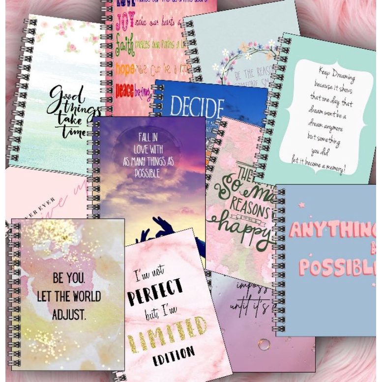 Personalized Notebook, Tickler, A6 size, A5 size | Shopee Philippines