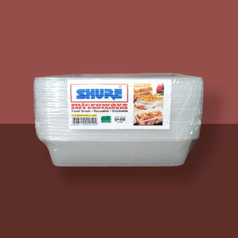 SHURE Microwavable Container (500ml) | Shopee Philippines