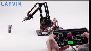 LAFVIN 4dof Acrylic Toys Robot Mechanical Arm Claw Kit For Arduino Uno ...