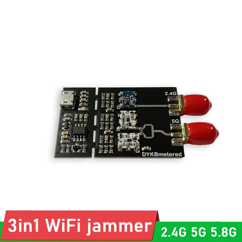 2in1 2 4g 5g 5 8g Wifi Jammer Sweep Shield Blocking Signal Blocker