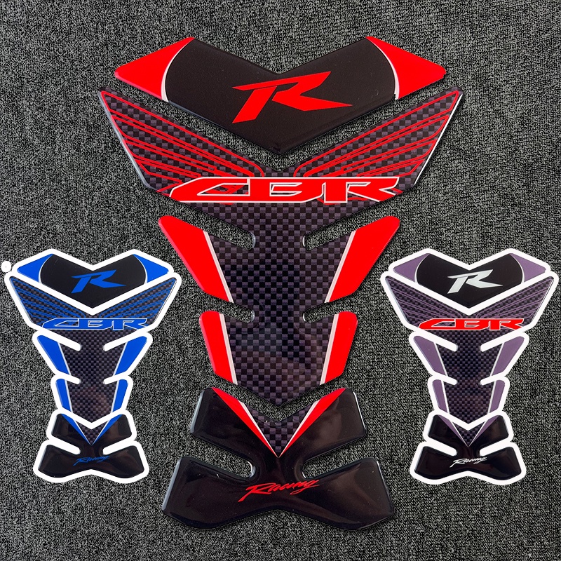 3D Motorcycle Fuel Tank Sticker Waterproof Decoration Decals for HONDA ...