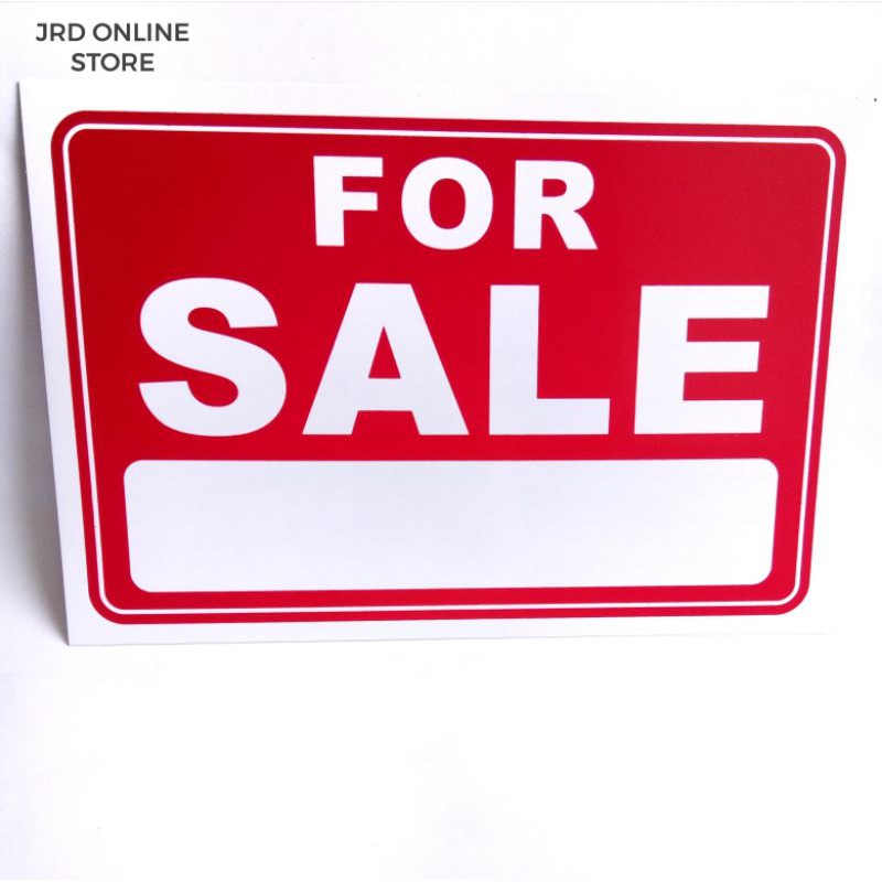 FOR SALE SIGN 20X30cm | Shopee Philippines