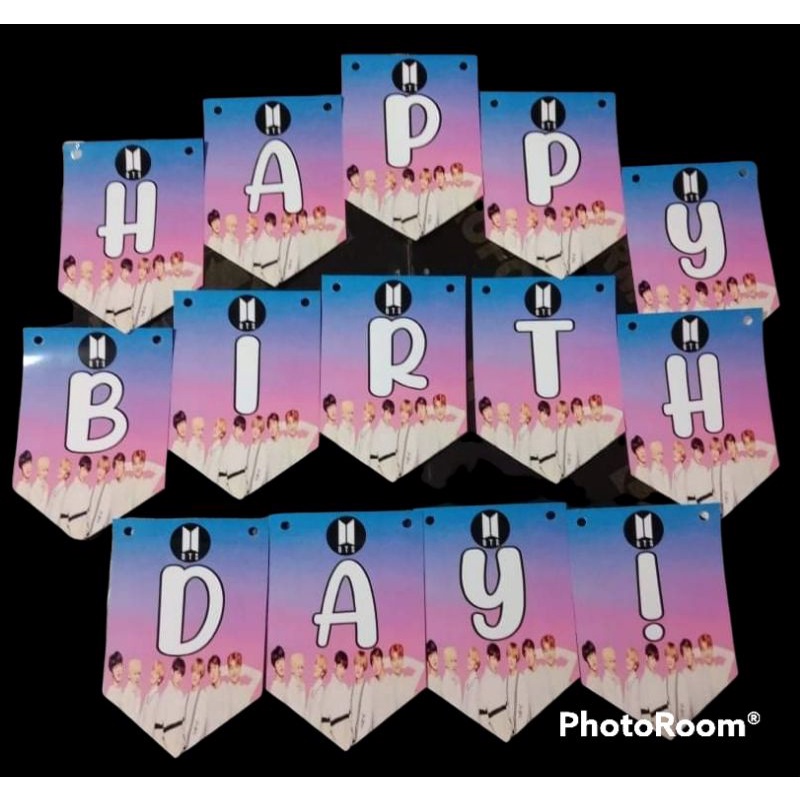BTS Happy Birthday banner | Shopee Philippines