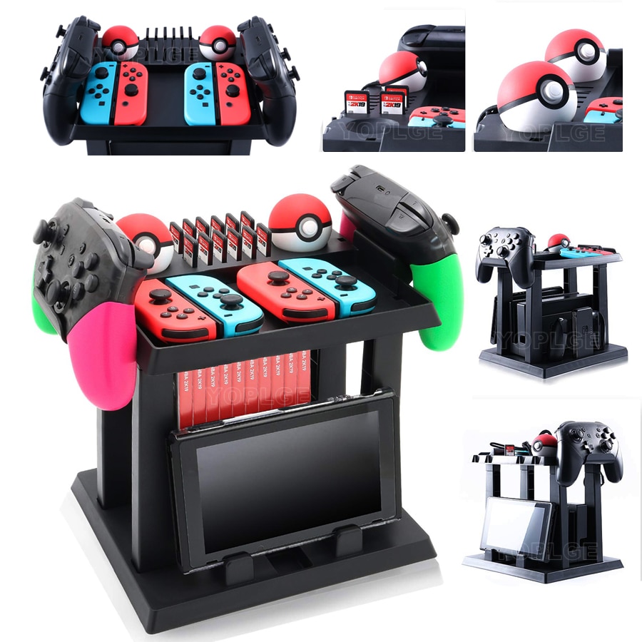 Nintendo Switch Storage Stand Dock Organizer for NS Switch Console ...