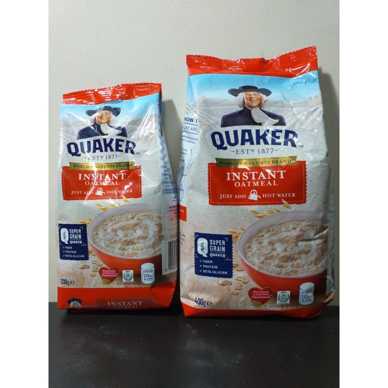 Quaker Instant Oatmeal 200g & 400g | Shopee Philippines