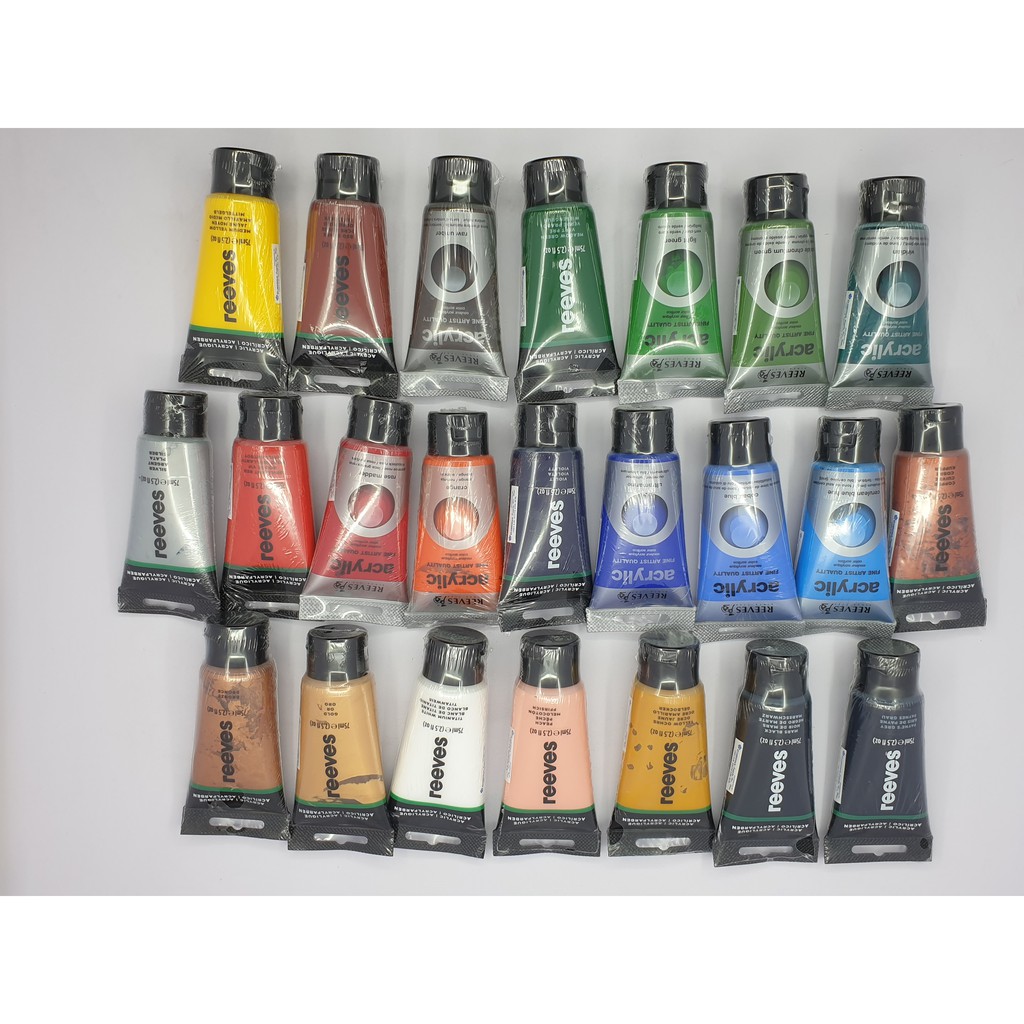 Reeves Acrylic Color (75 ml) (2 of 2) | Shopee Philippines