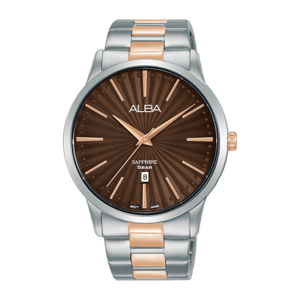 ALBA Philippines Prestige Brown Dial Stainless Steel Strap AG8L13X1 ...
