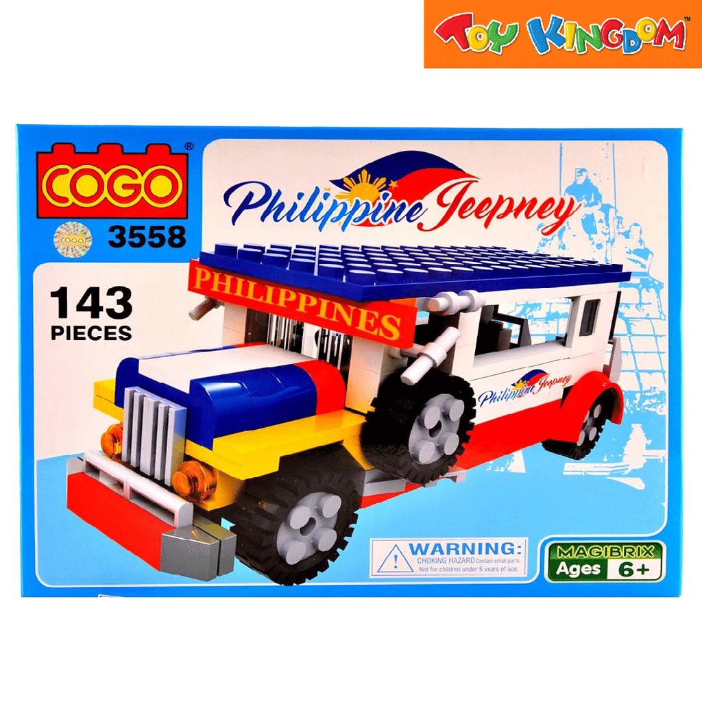 Cogo Magibrix Philippine Jeepney Building Blocks | Shopee Philippines