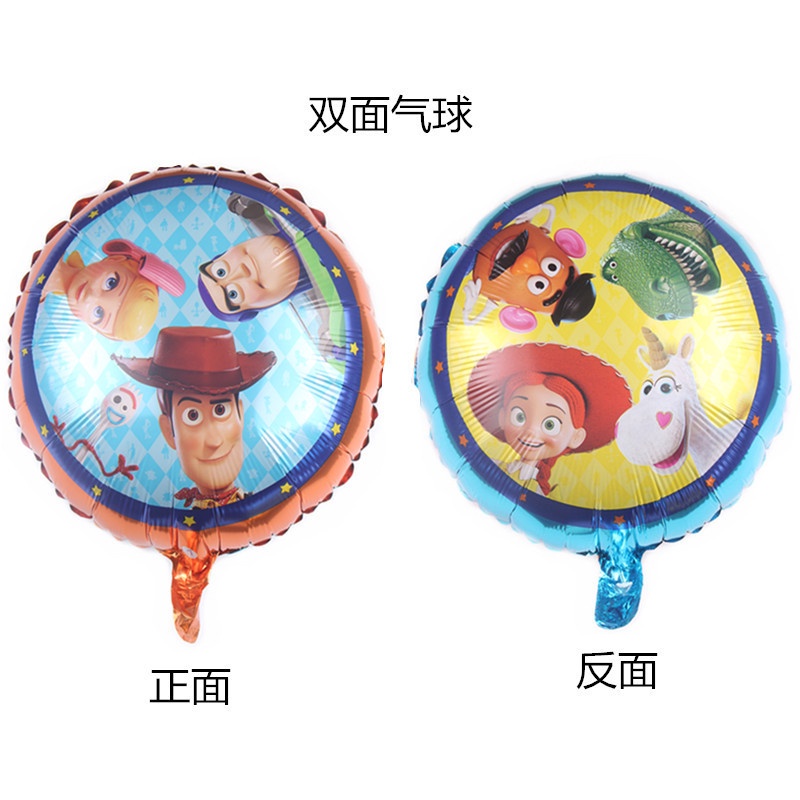 Toy Story Foil Balloon Buzz Lightyear Woody Jessie Lotso Alien Cartoon Balloon Party Arrangement
