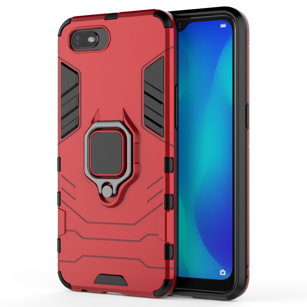 Realme C2 Case Hard Shockproof Armor Kickstand Back Cover Oppo Realme ...