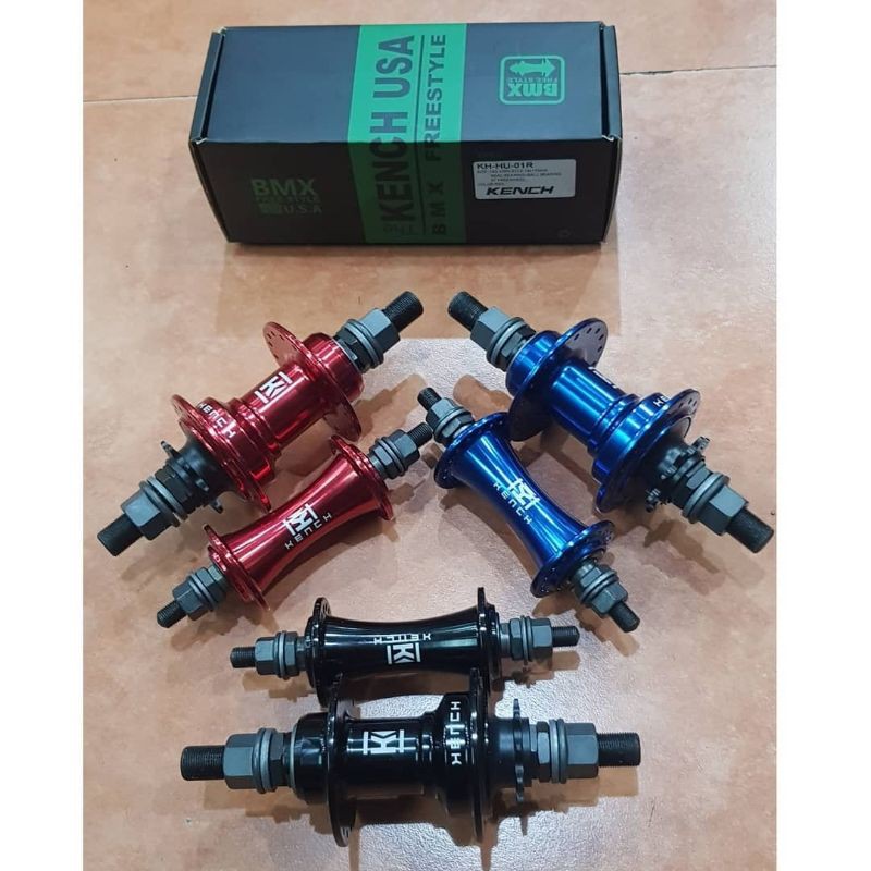 KENCH USA KH-HU-01 Alloy Front & Rear Hub 9T Cassette (Taiwan made) Bmx ...