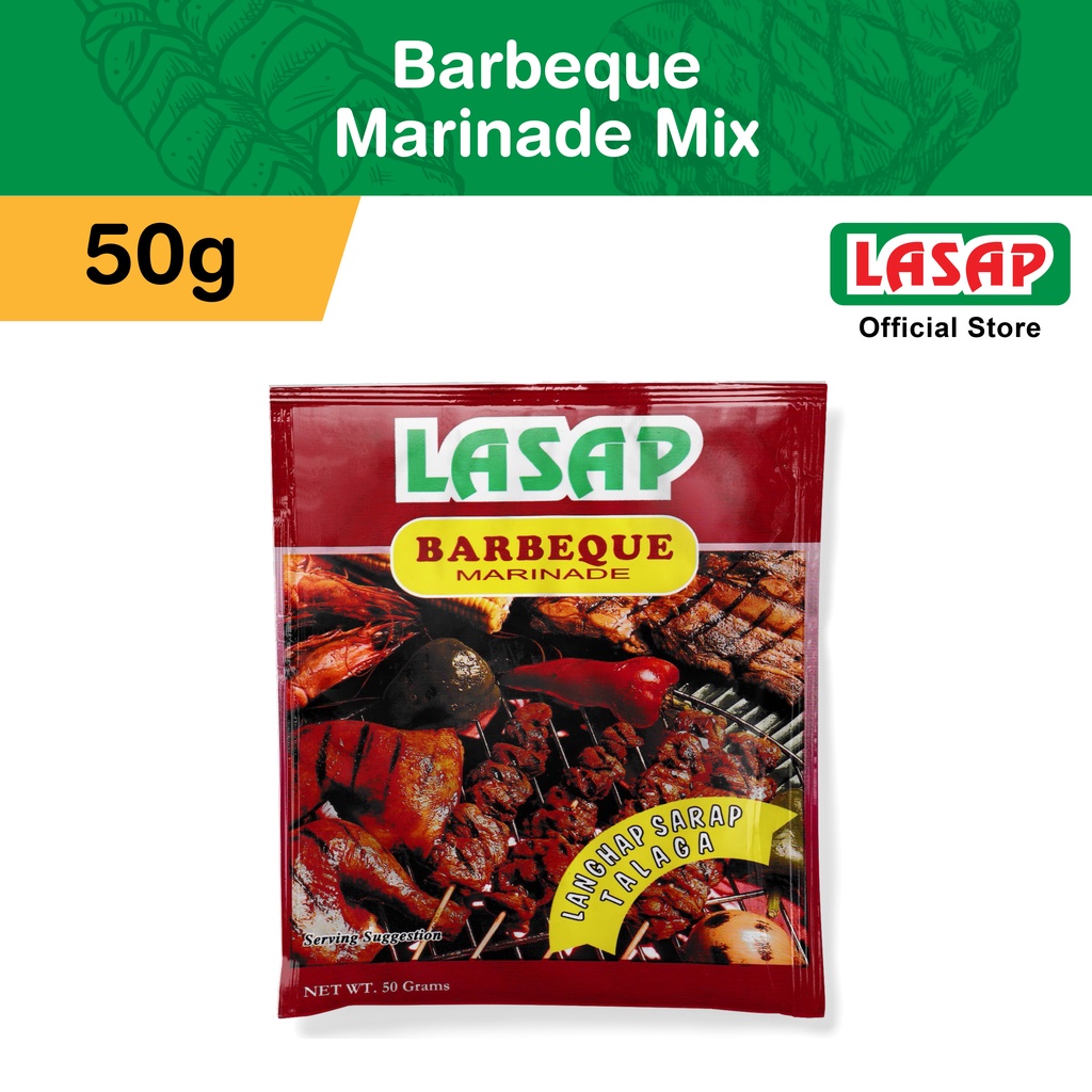 Lasap Barbeque Marinade Mix 50g | Shopee Philippines