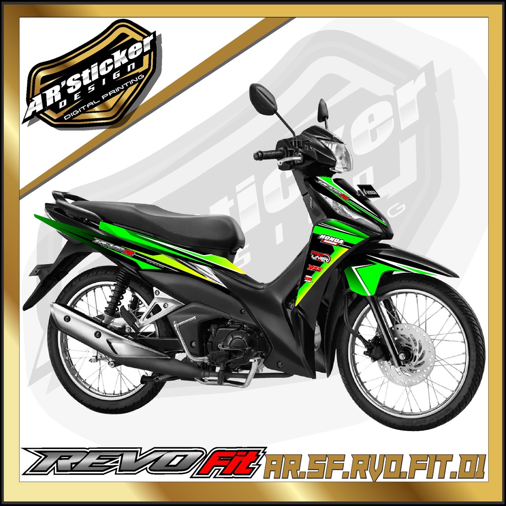 Revo Sticker Striping REVO FI new - Motorcycle Sticker REVO FIT ...