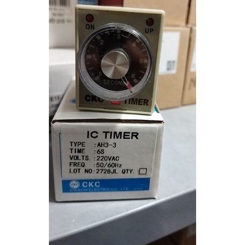 Time Relay, timer CKC AH3-3 (220V, 24V, 12V without base) | Shopee Philippines