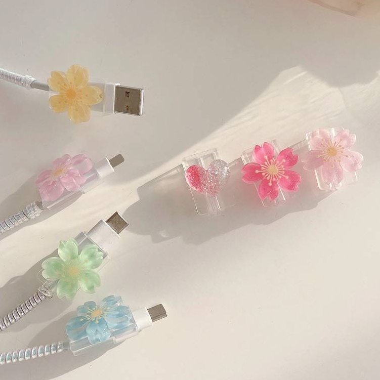 Casing for USB Charger Cable Protector Data Line Cord Cartoon (7 Styles ...