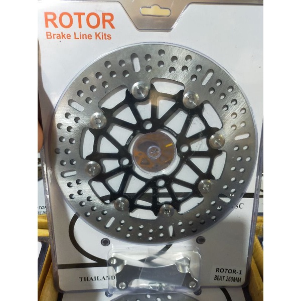 Floating cnc Front Disc Rotor Size 260 mm all beat scopy vario 4 Holes ...