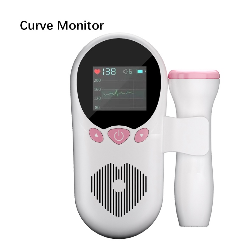 Yunos Fetal Doppler Baby Heart Monitor Device Medical LCD Screen Heart ...