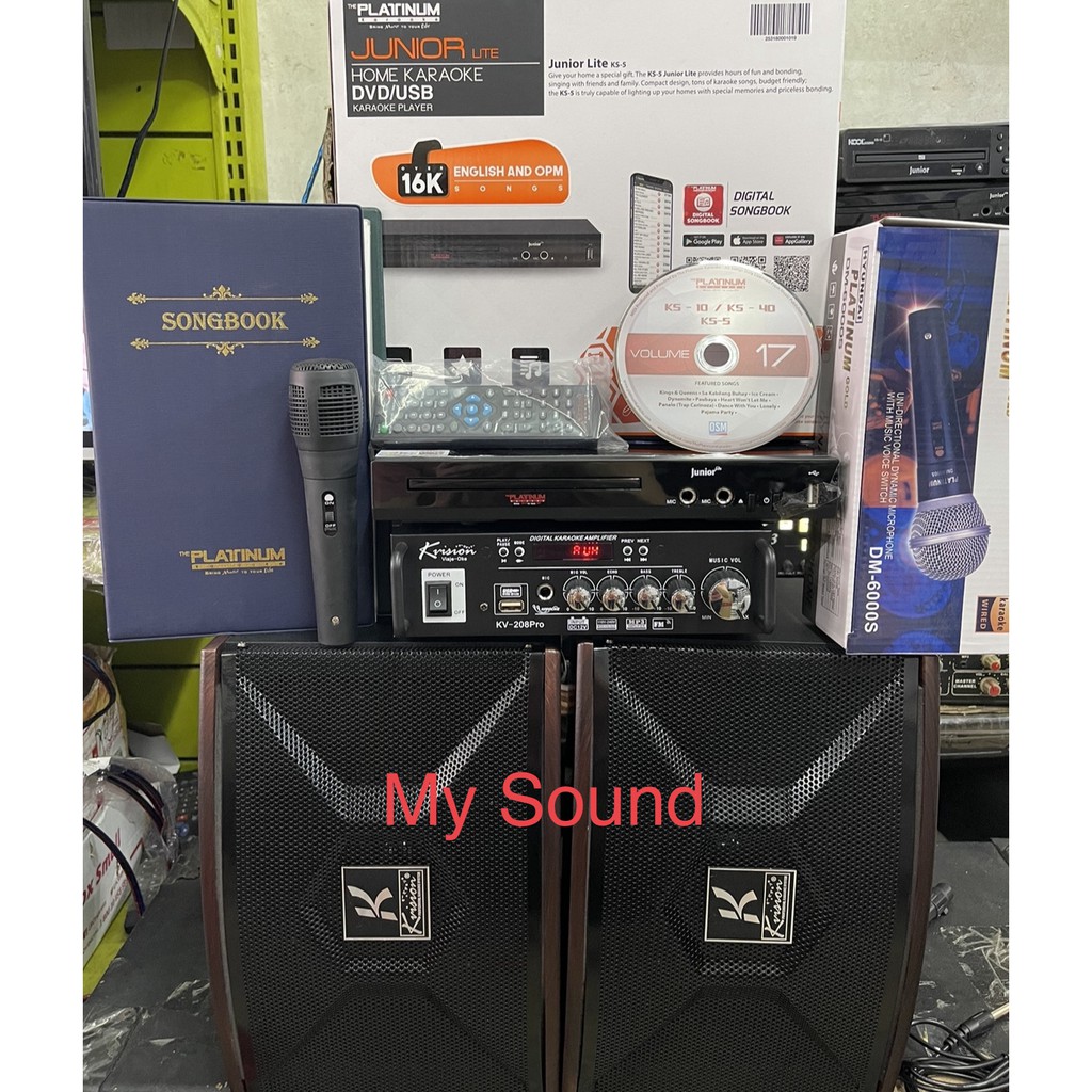 Platinum ks-5 karaoke 17,000 Songs Videoke Player & Kvision ...