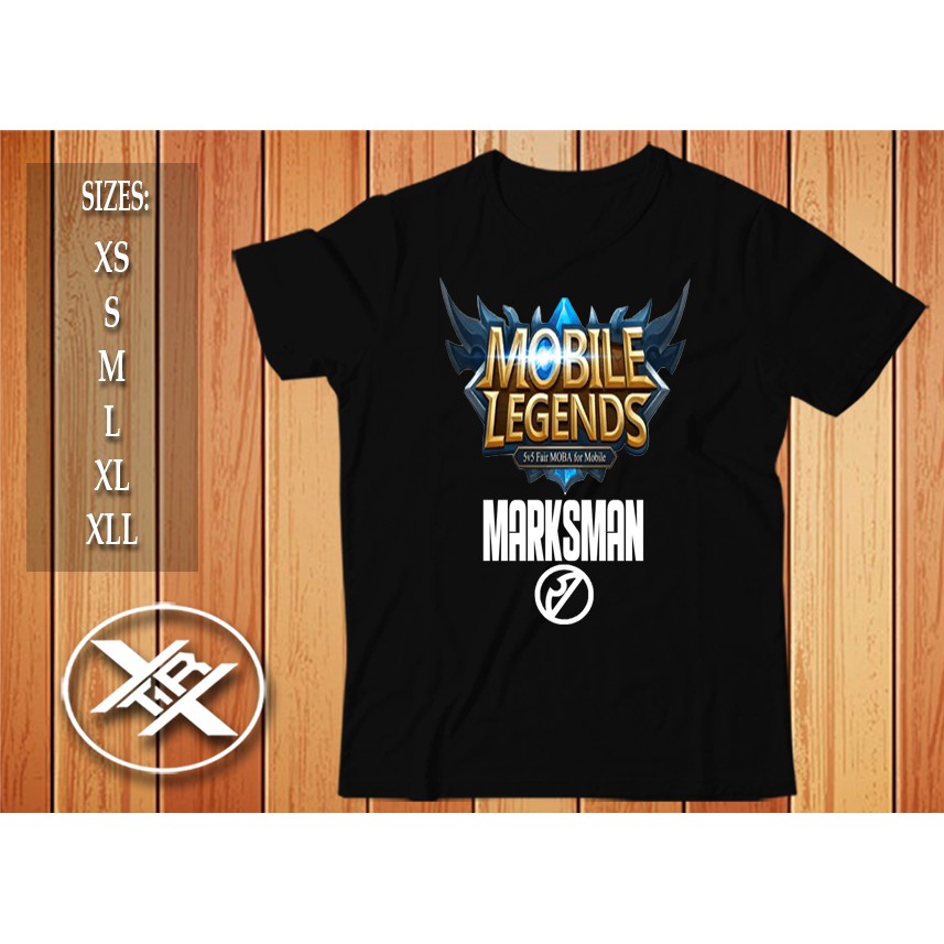 Mobile Legends MARKSMAN Role Shirt (MNL16) | Shopee Philippines