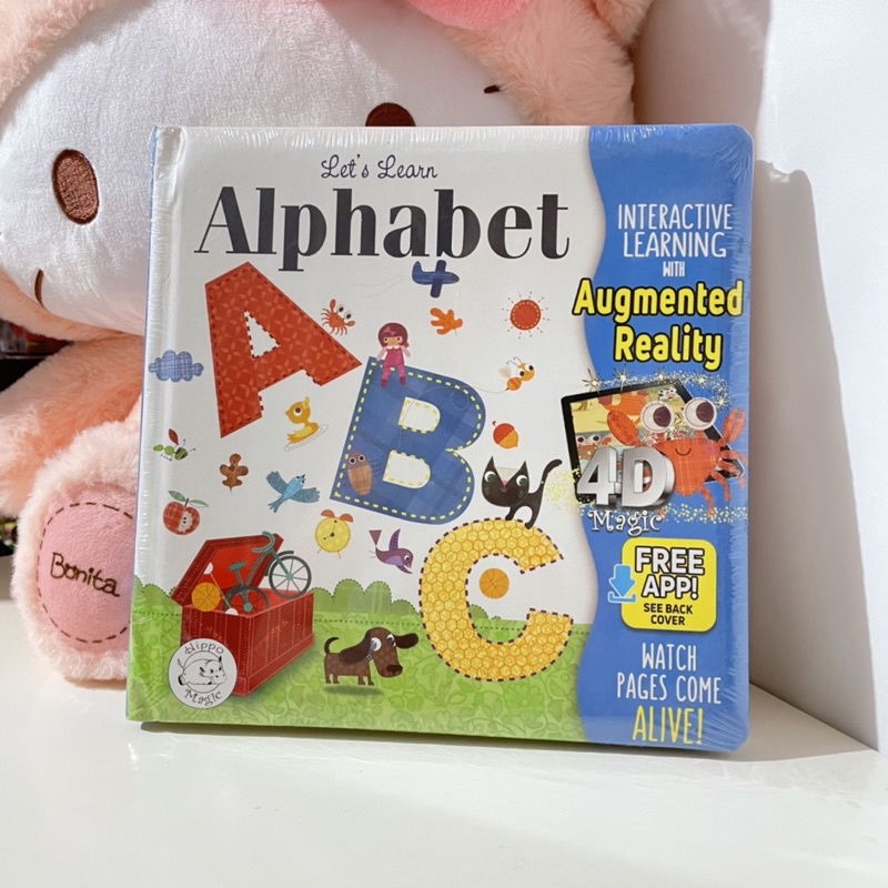 Little Hippo English Book Augmented Reality Let's Learn ABC Magic Book ...