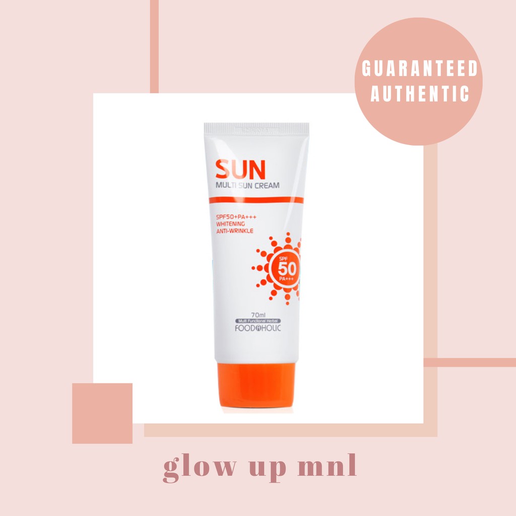 Foodaholic Multi Sun Cream SPF50+ PA+++ | Shopee Philippines