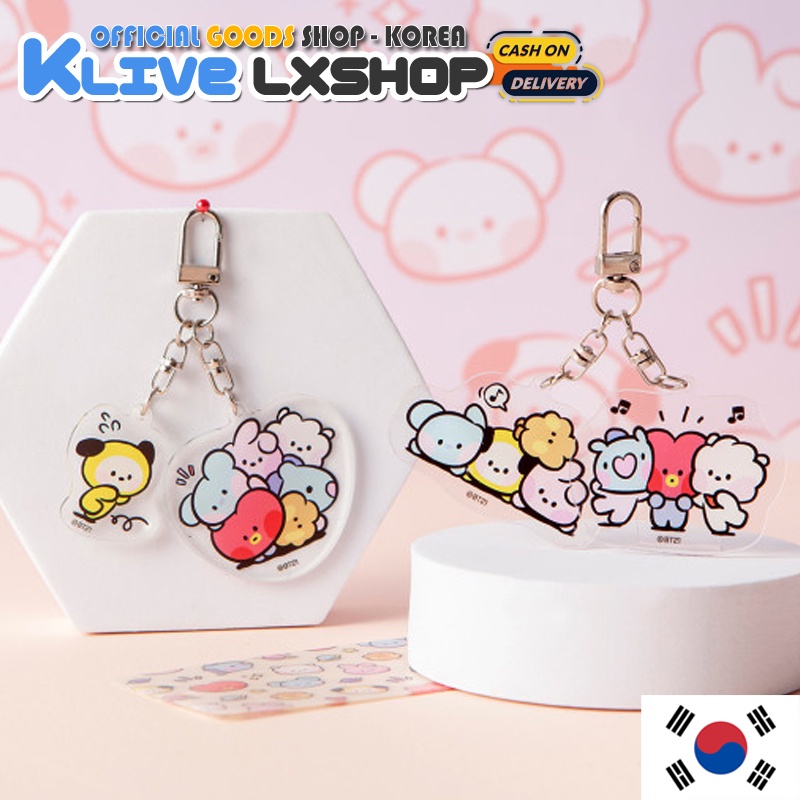 BTS BT21 Acrylic Key Ring Minini Official Goods | Shopee Philippines