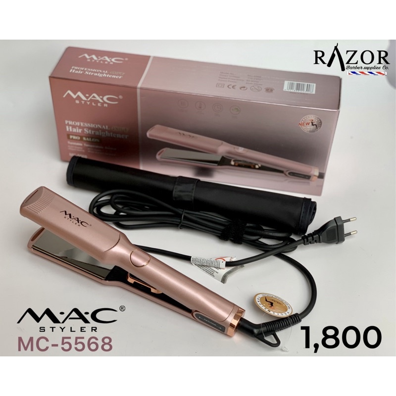 Mac Styler MC-5568 Professional Hair Iron Hair Straightener LED ...