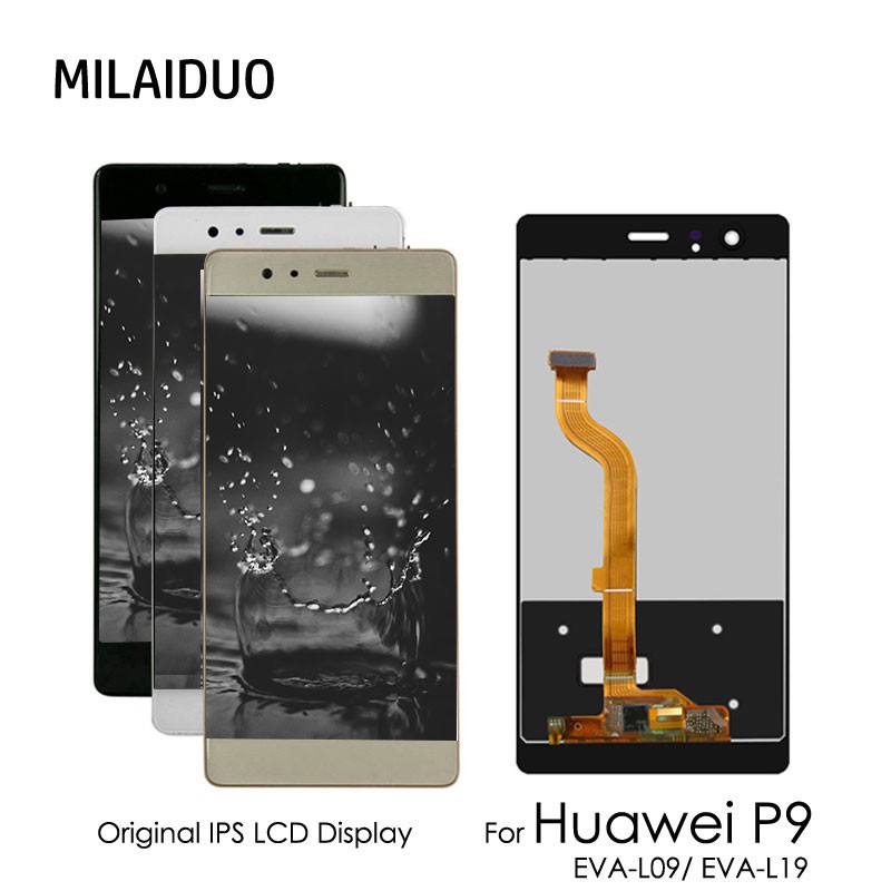 For Huawei P9 EVA-L09 EVA-L19 LCD Display + Touch Screen Digitizer ...